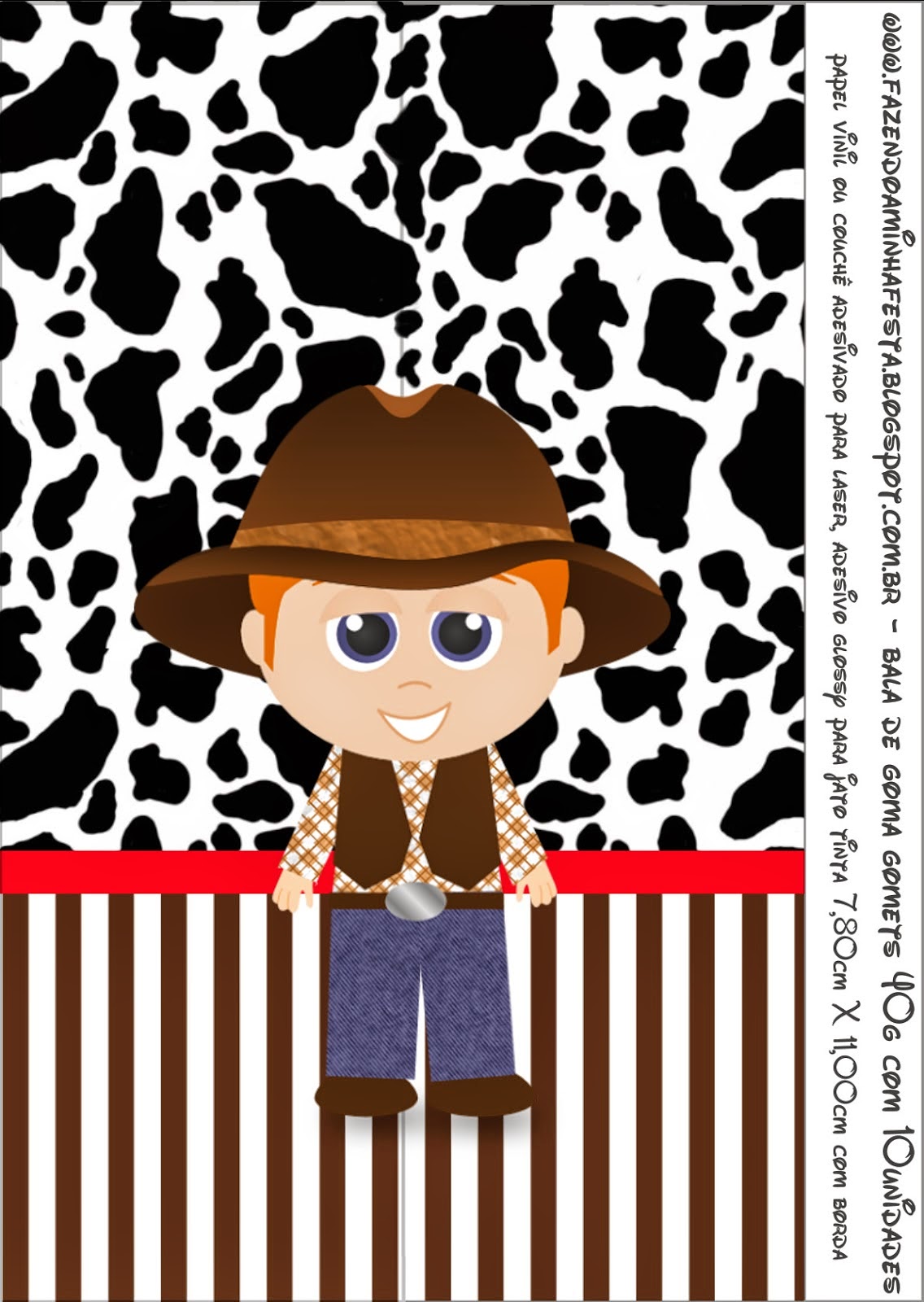 Cowboy or Western Party: Free Printable Candy Bar Labels. - Oh My ...