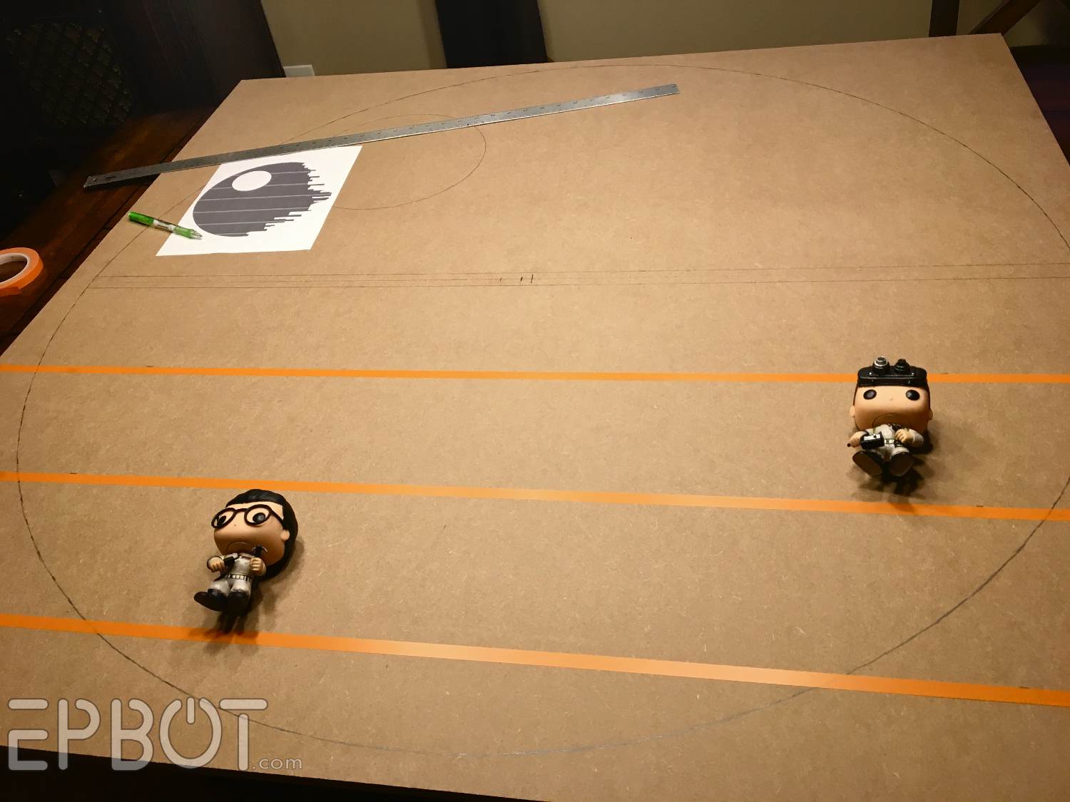 EPBOT: Our DIY Death Star Shelf Changes Colors! Come See!