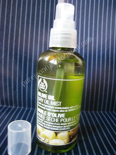 The Body Shop Olive Oil Dry Oil Mist | pure Jeanius