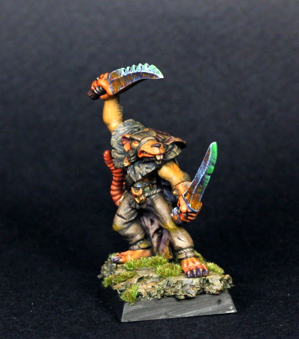 Serpentarium: 3 warhammer fb old school miniatures