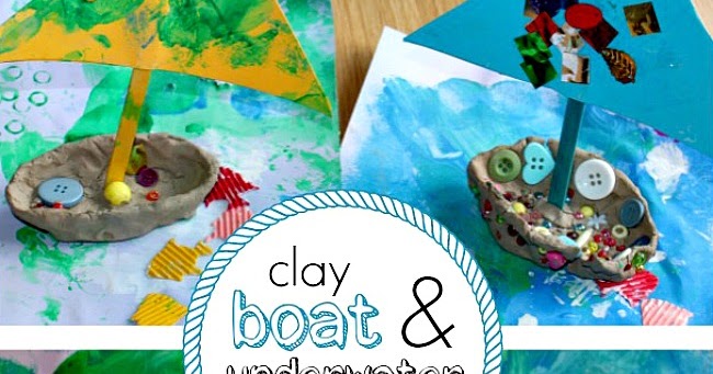 Clay Boat & Underwater Craft - Messy Little Monster