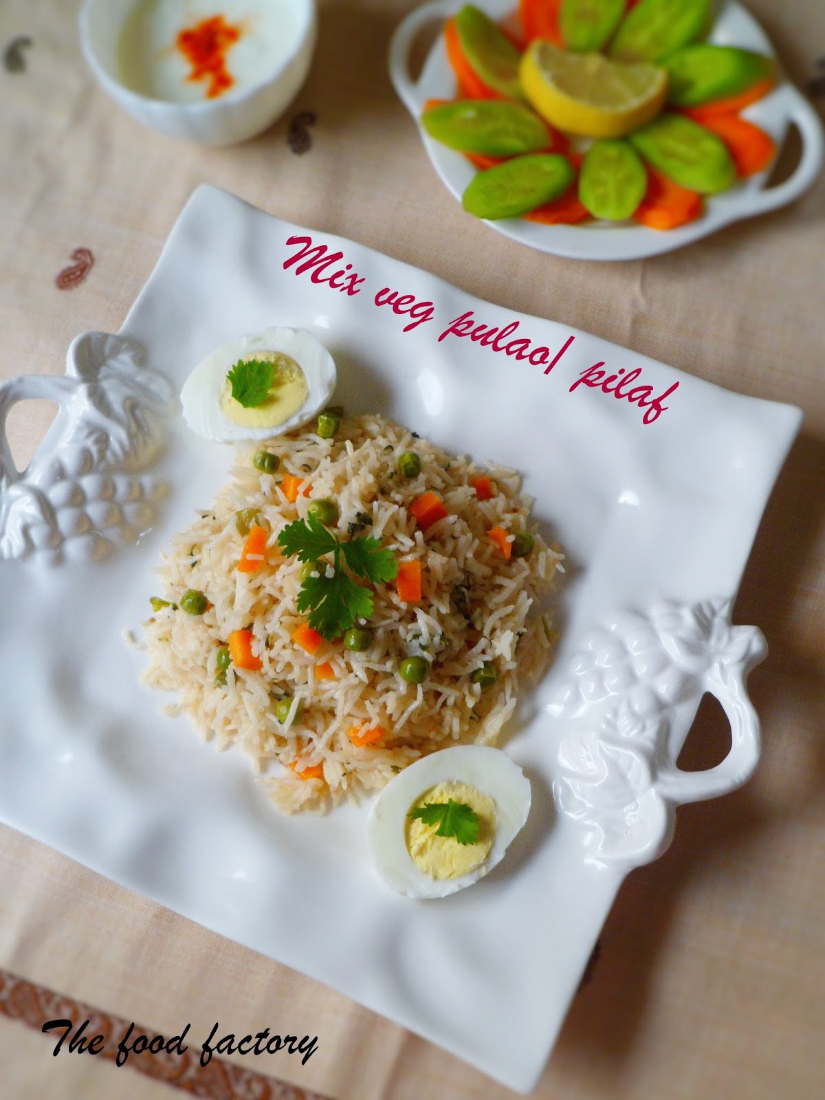 Mix veg pulao /pilaf | The food factory