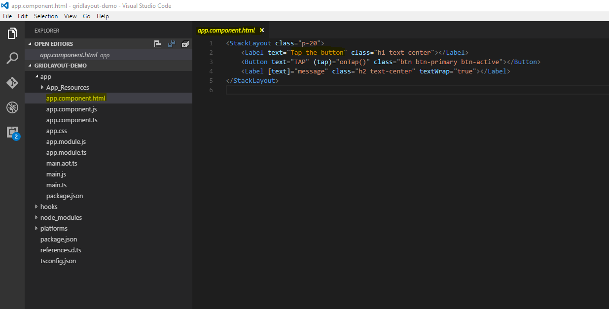 Nitin Sinha: Building the UI with GridLayout in NativeScript