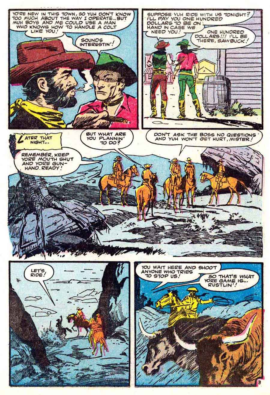 Western Kid #10 - Al Williamson art - Pencil Ink