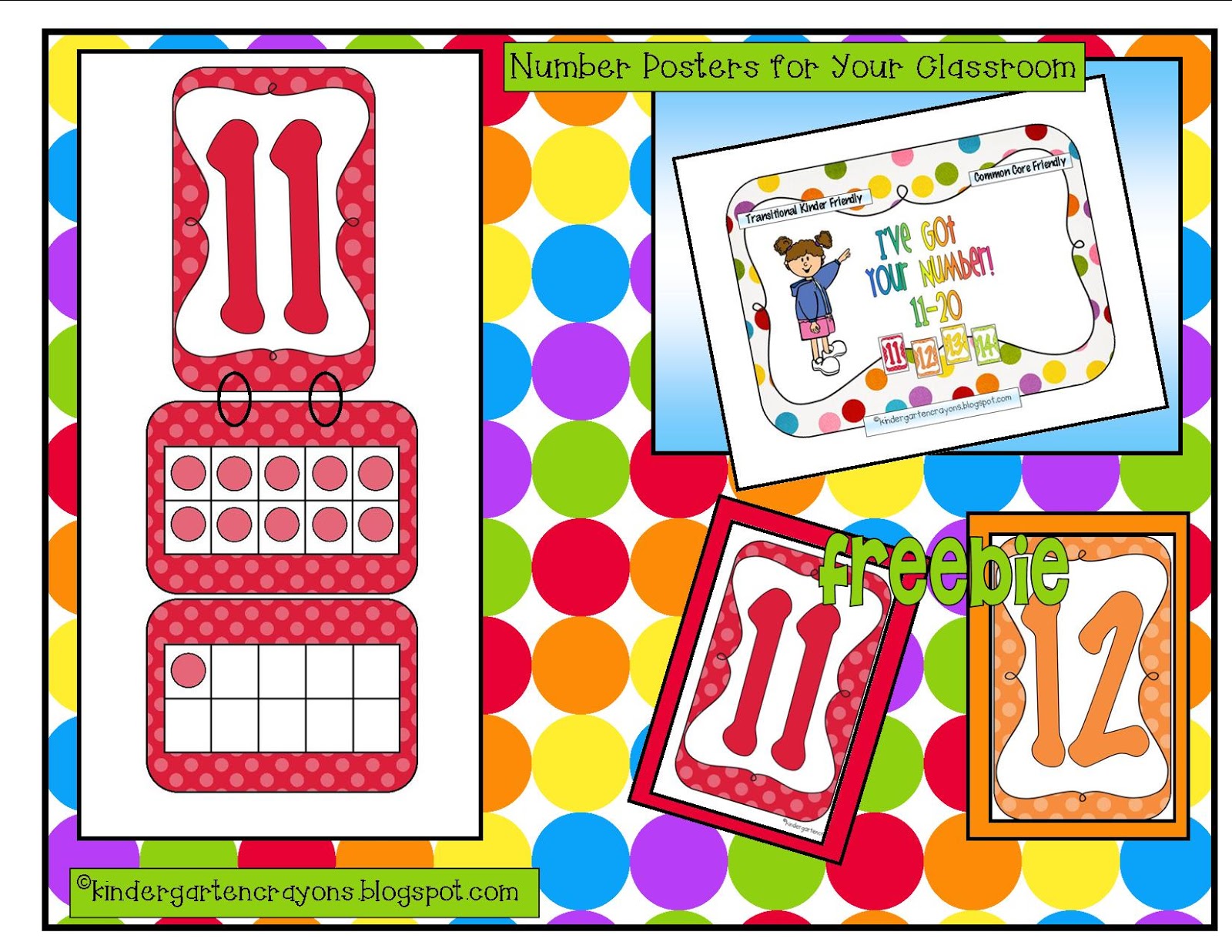 Kindergarten Crayons: Color Your World With Common Core Posters