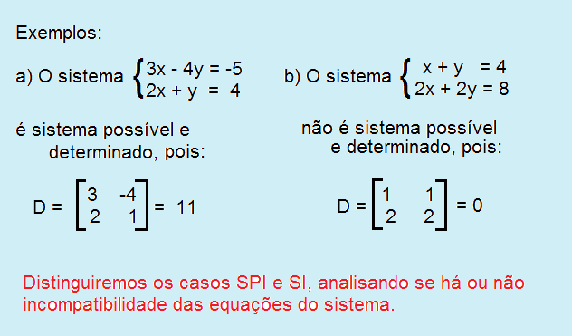 #Matemática: Sistema Linear - II