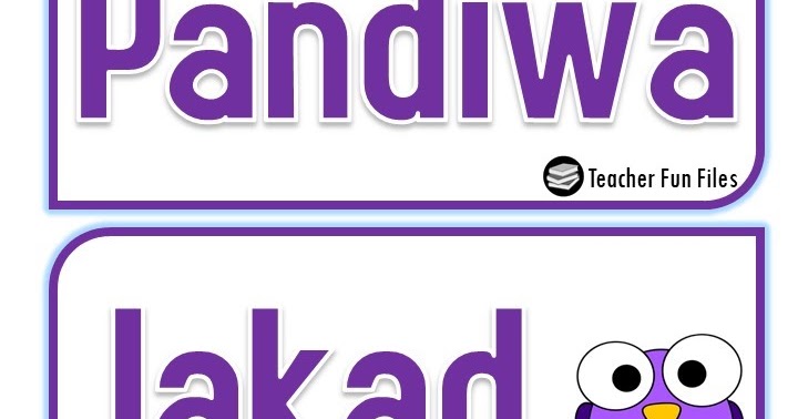 Teacher Fun Files: Pandiwa Flashcards