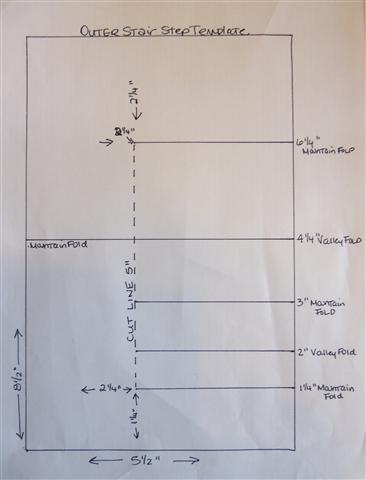 World Of Michael Trent: Outer Stair Step Card Template and Instructions