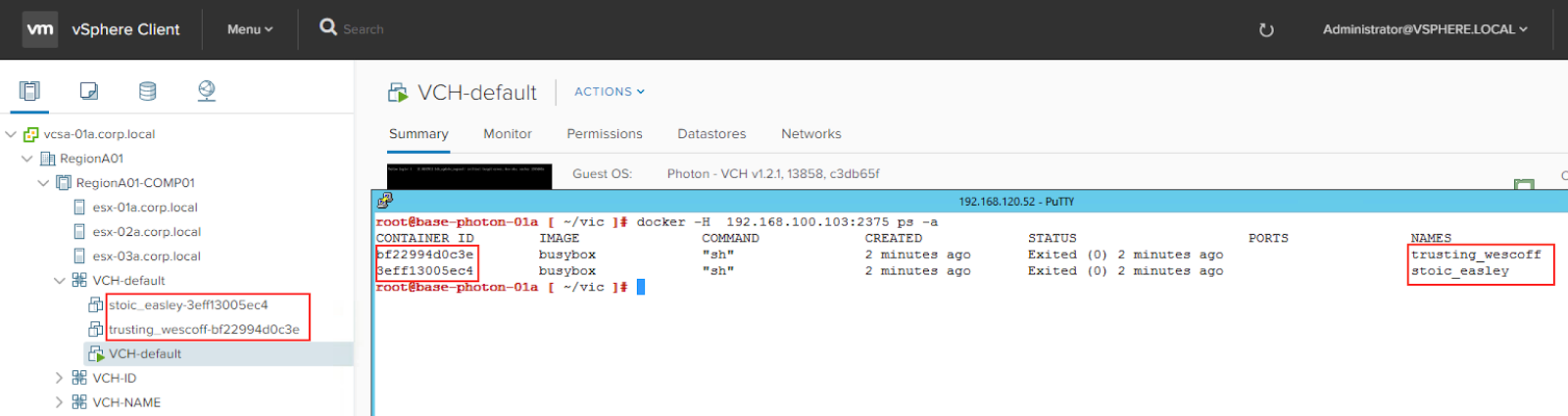 vSphere Integrated Containers – Name Convention - Just Another IT Blog