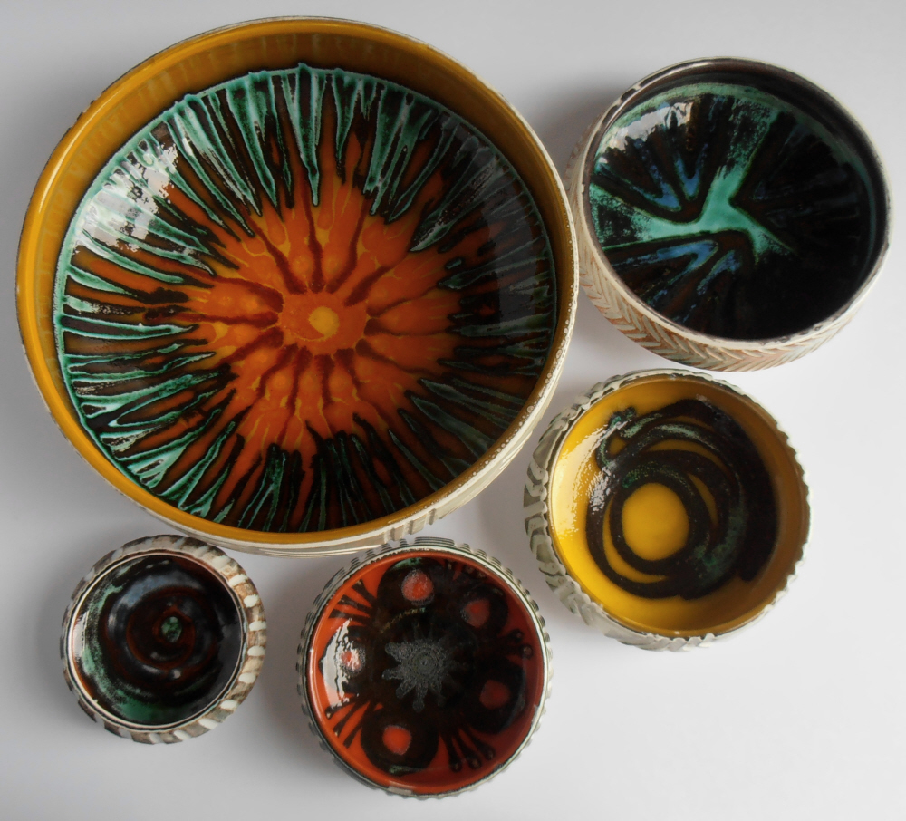 marcus hay fluff N stuff: Poole Pottery/ Delphis Range 1960/70's