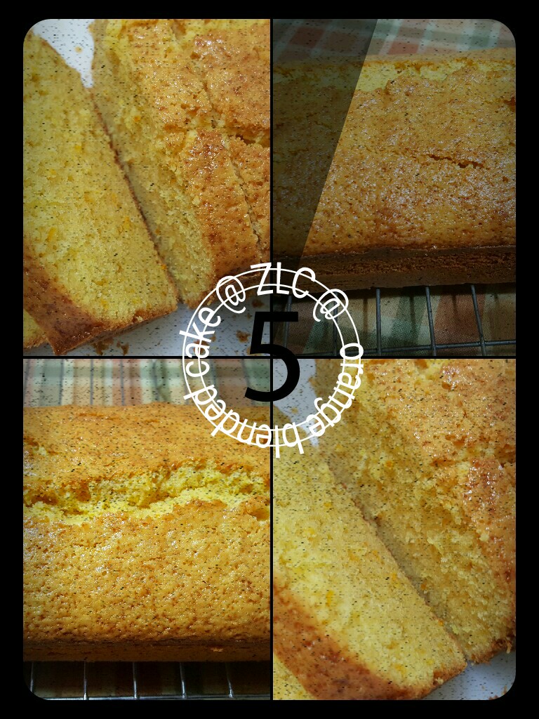 ZULFAZA LOVES COOKING: Kek oren kisar aka orange blended cake