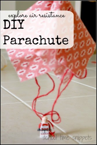 DIY Parachute: Captain Sky Blue Storybook Go Along | School Time Snippets