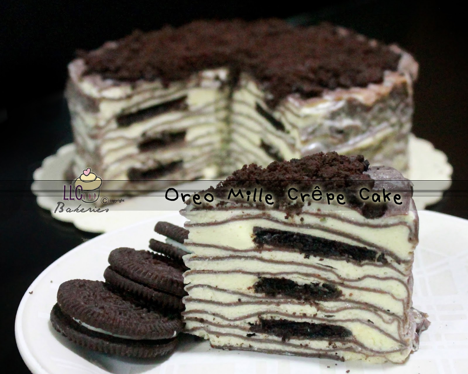 LLC Bakeries: Oreo Mille Crêpe Cake