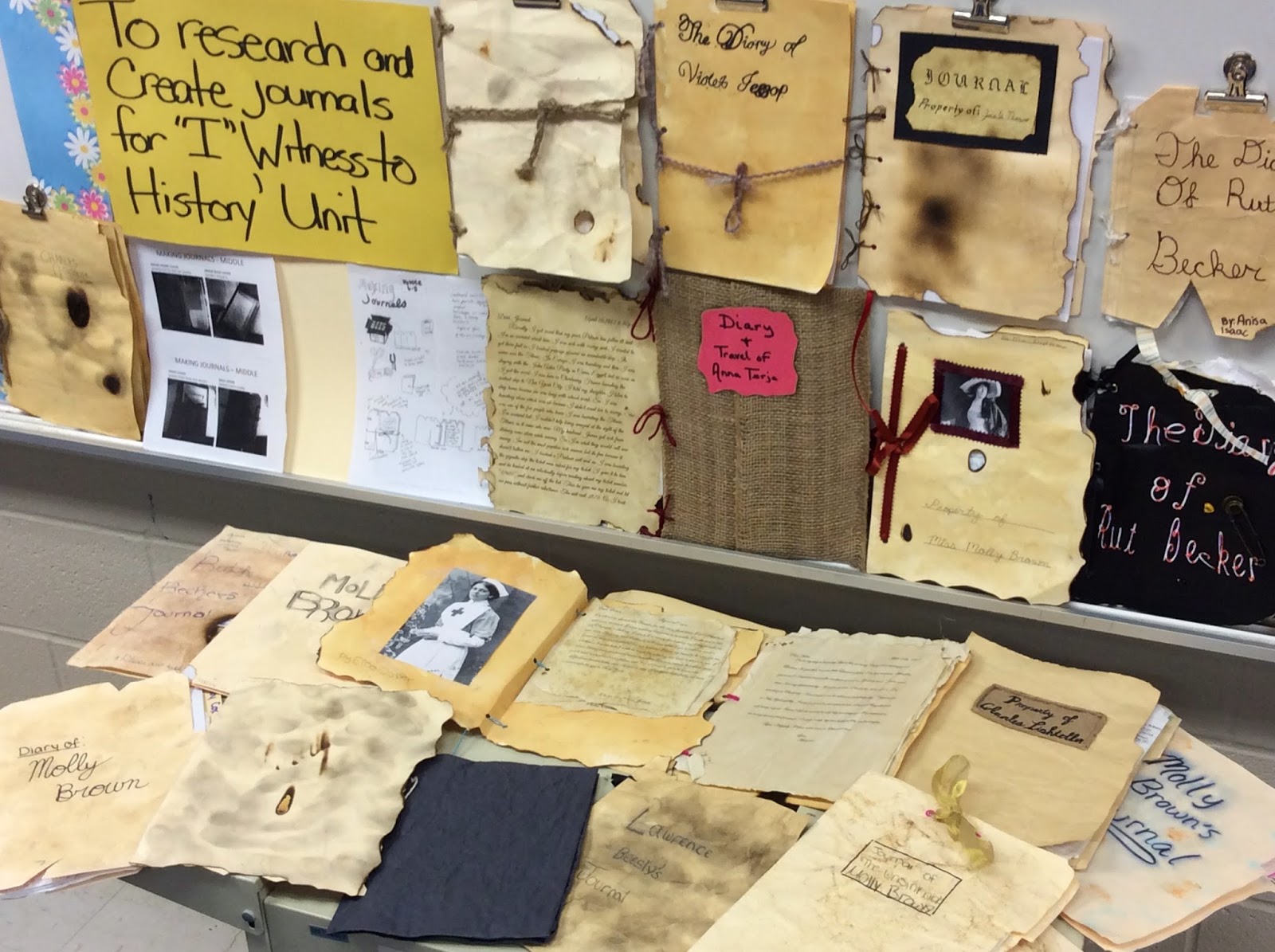 Final Research Projects: "I" Witness To History