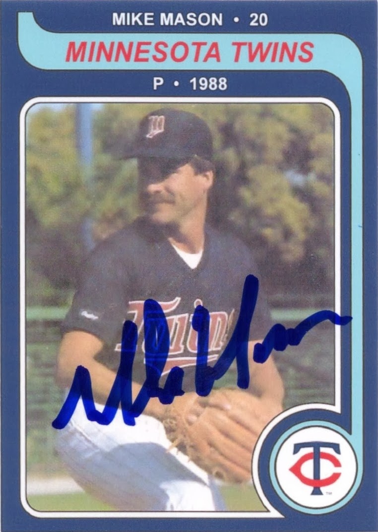 Minnesota Sports Autograph Project: MIKE MASON
