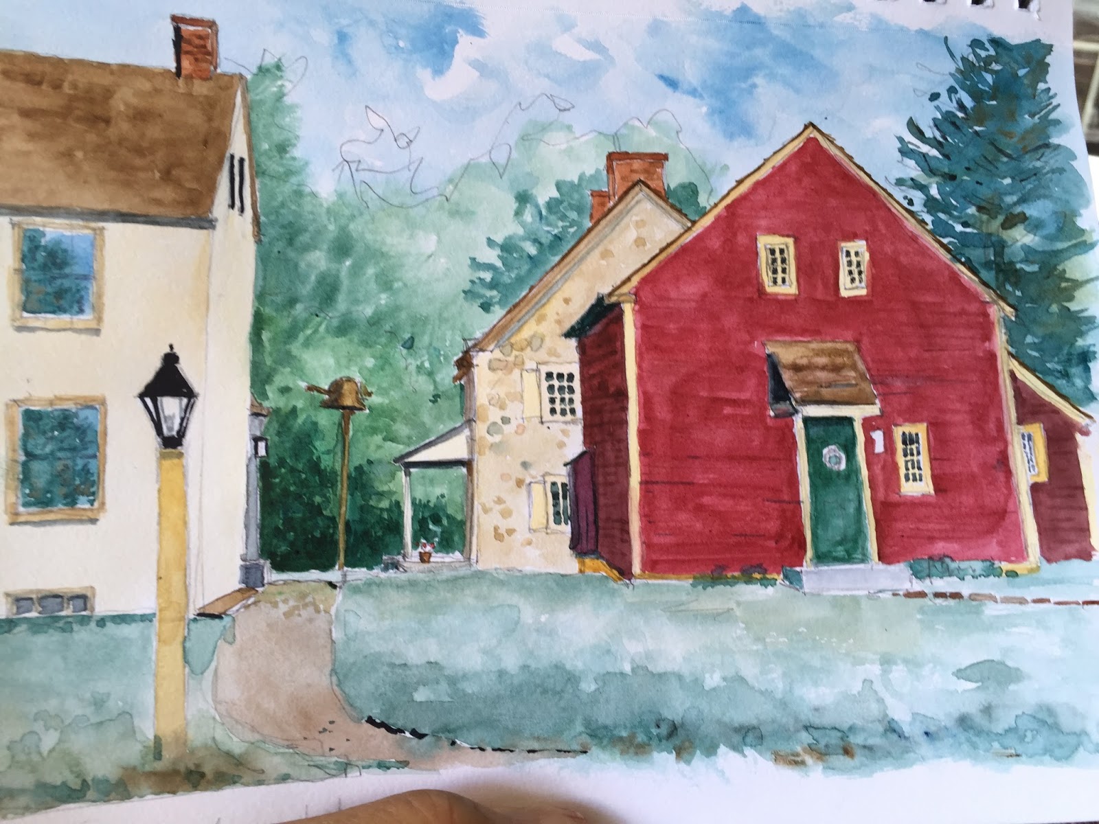 watercolors by Bruce Poulterer