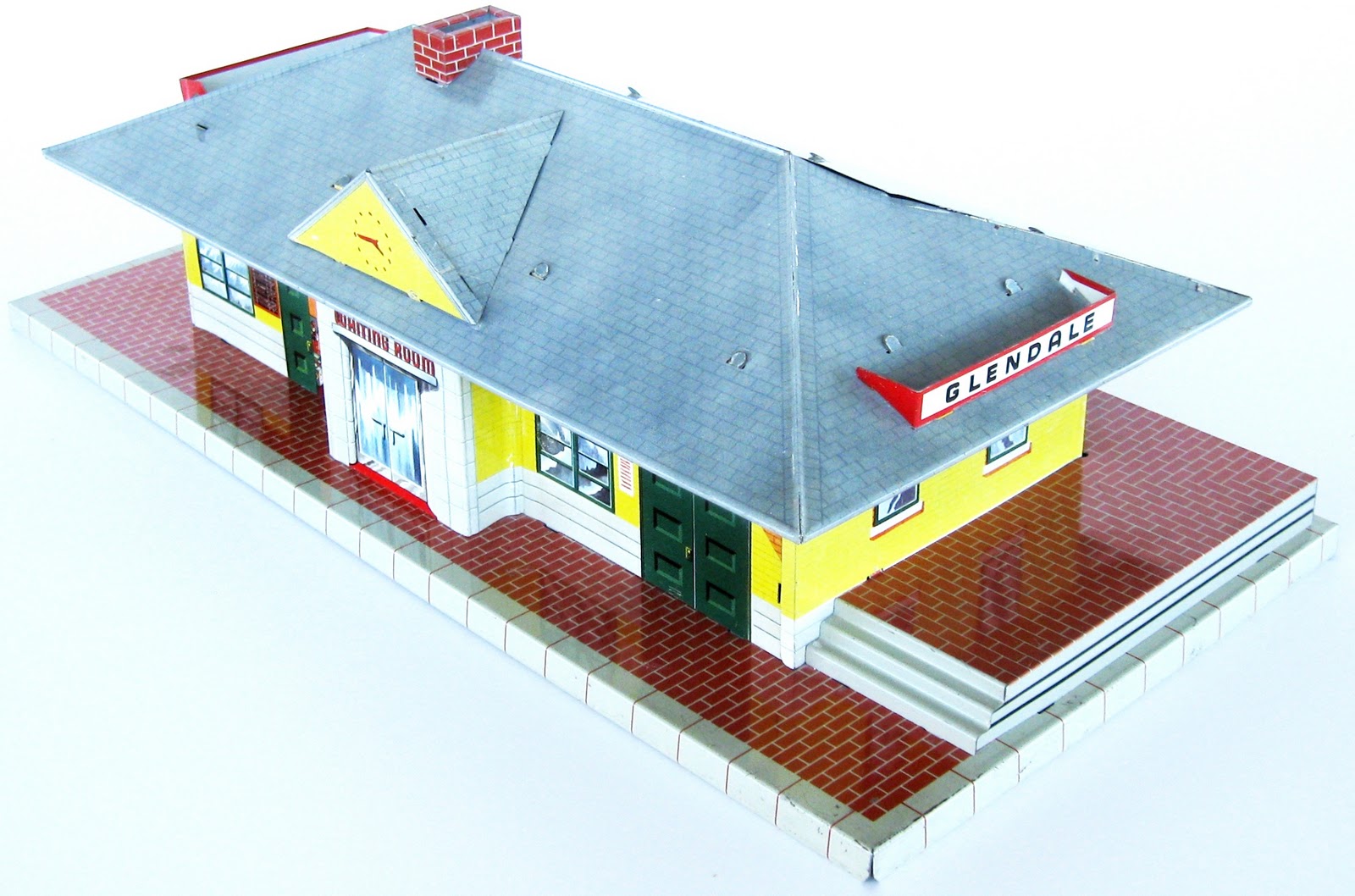 Toys and Stuff: Marx #4412 Glendale Station w/o Light