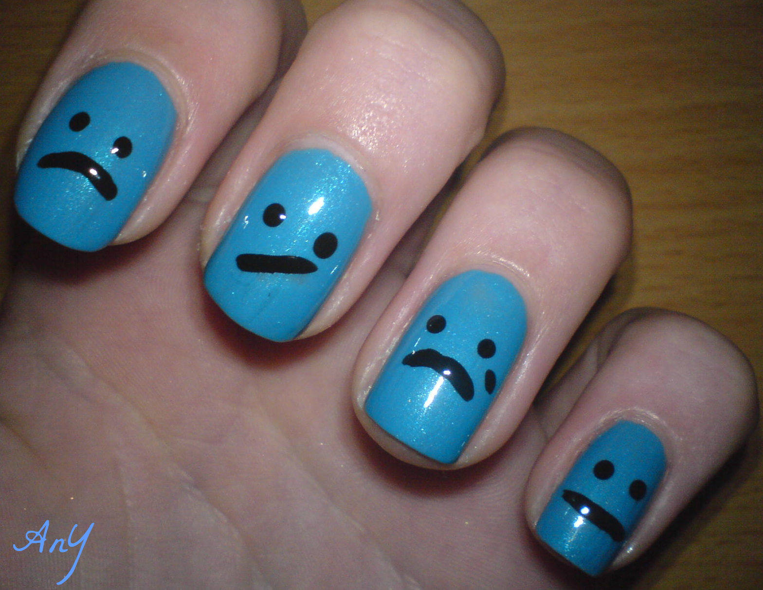 Any Rainbow: Sad Nail Design