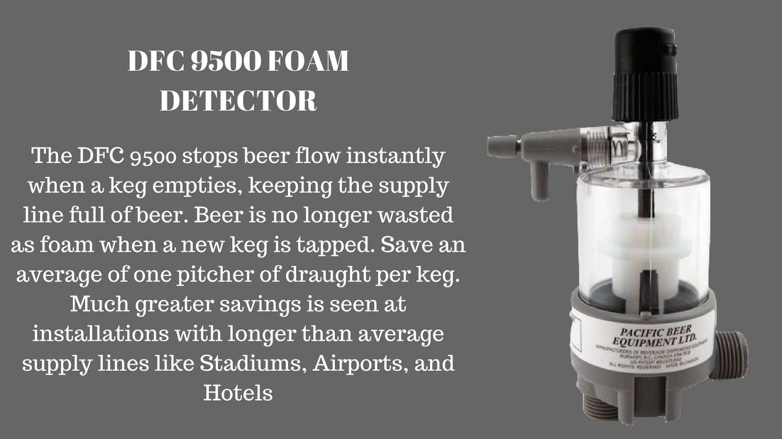 Beer Fob- Draught Beer Systems Canada to Detect Foam on Beer