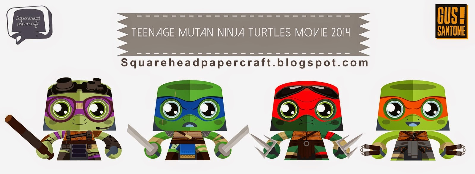 Teenage Mutant Ninja Turtles Papercraft