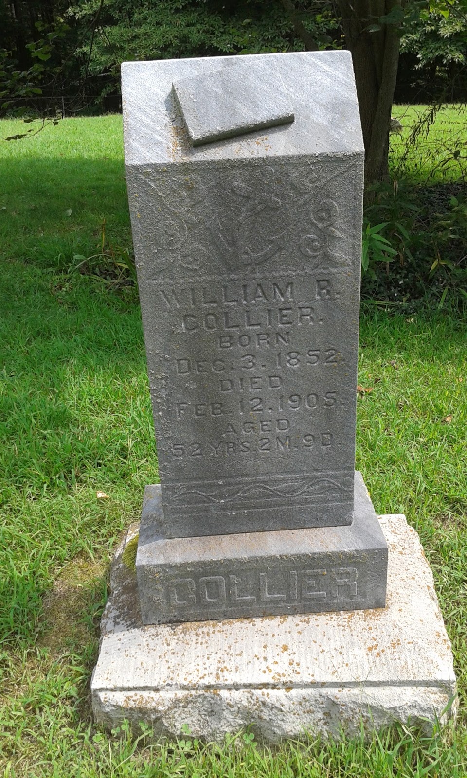 A Walk Through The Tombstones: Collier Cemetery
