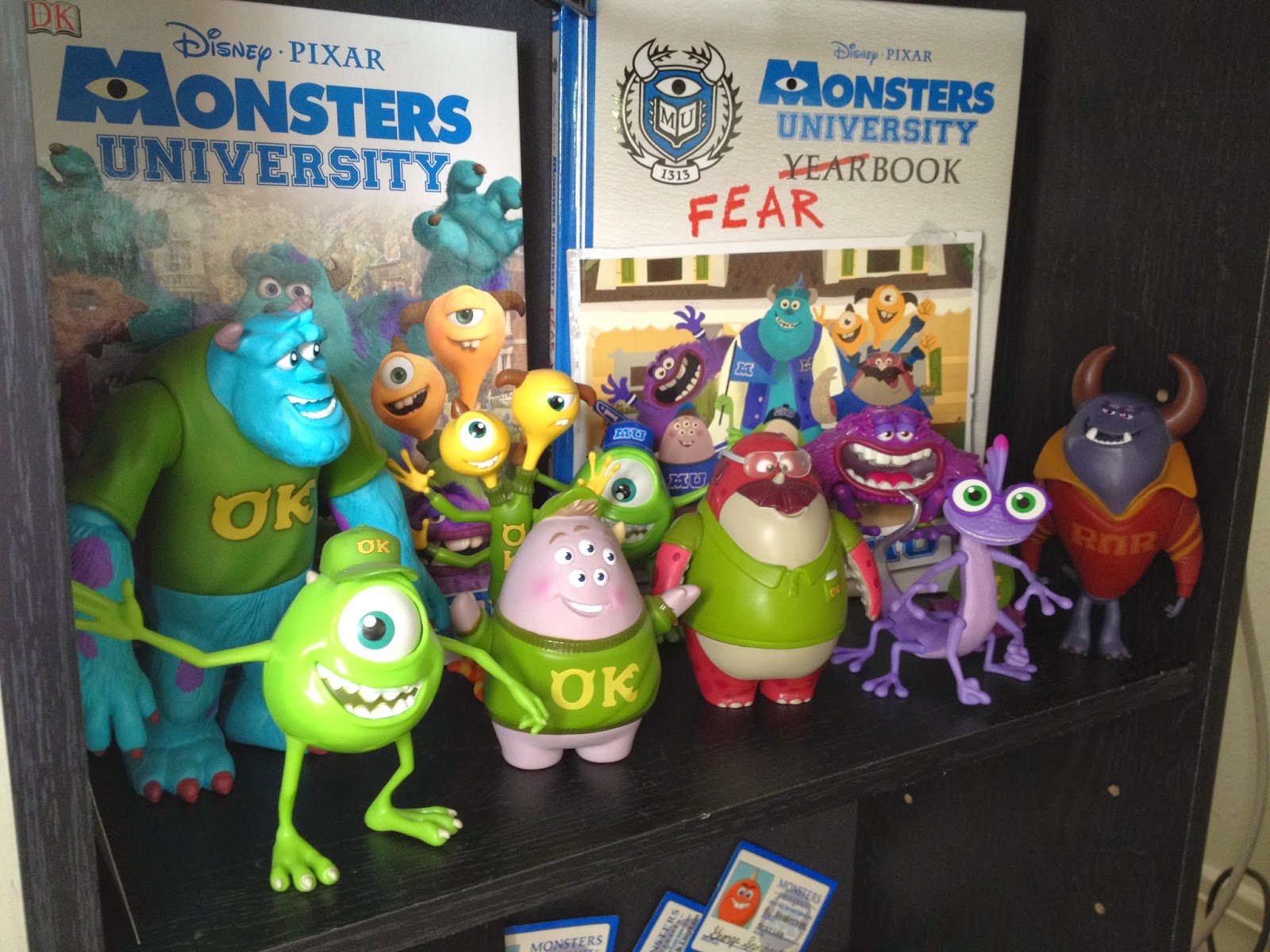 Dan the Pixar Fan: Monsters University: Scare Students Figures Update ...
