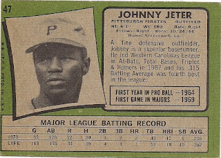 Topps 1971: no. 47 - johnny jeter
