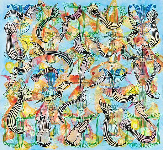 Art Splash: Philip Taaffe - Paintings 2009 - 2011 - Gagosian Gallery ...