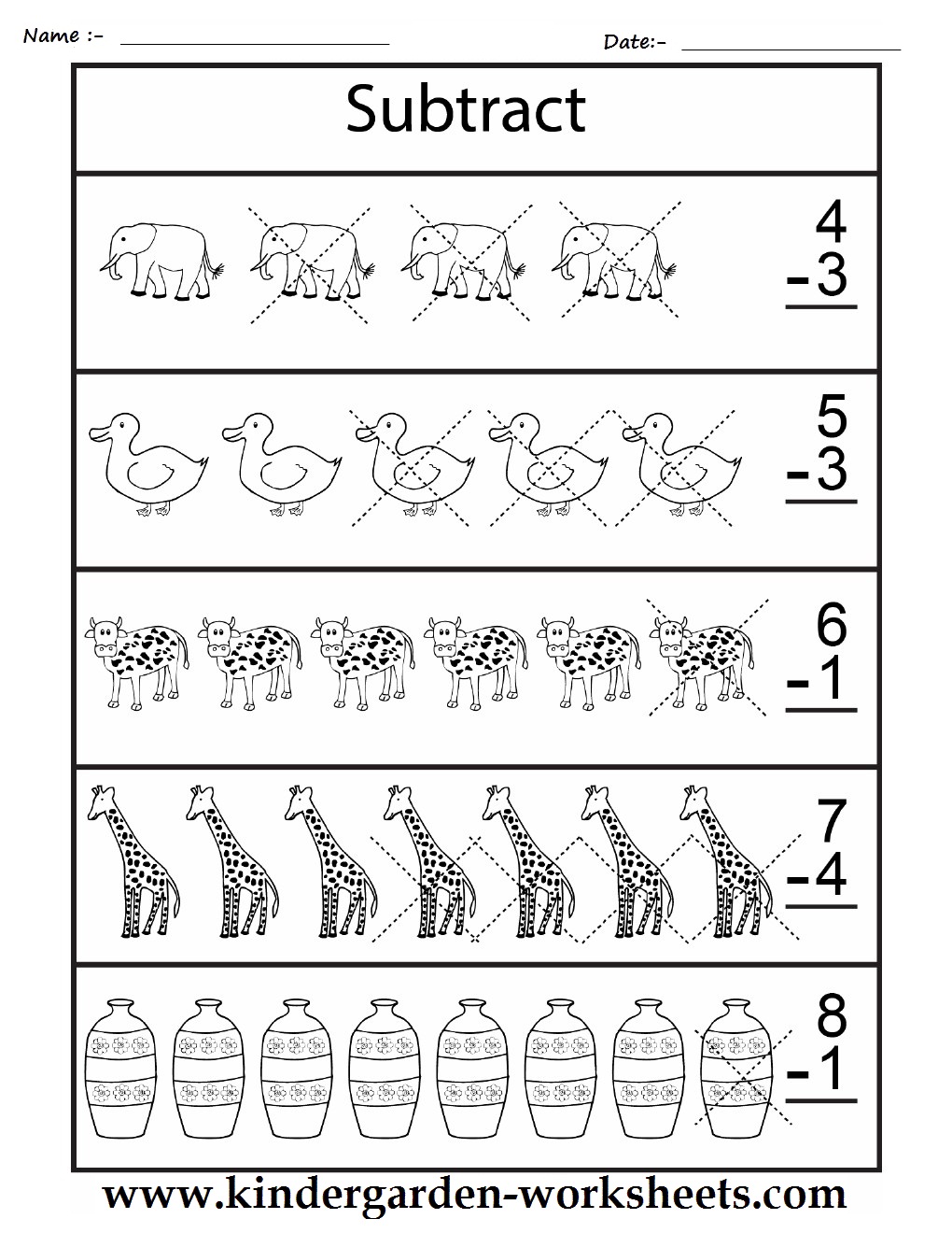 Kindergarten Worksheets Maths Worksheets Subtraction Worksheets kindergarten-worksheets-maths-worksheets-subtraction-worksheets