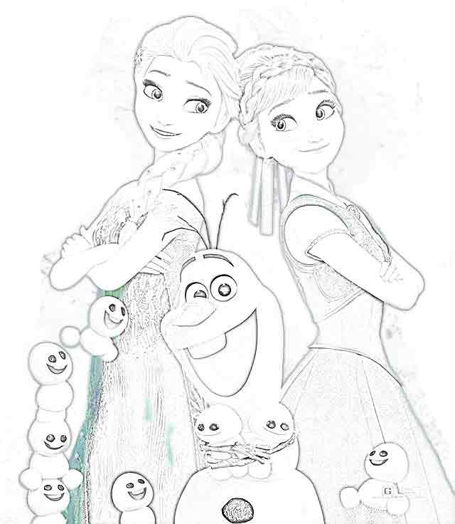Frozen Fever Elsa Coloring Pages