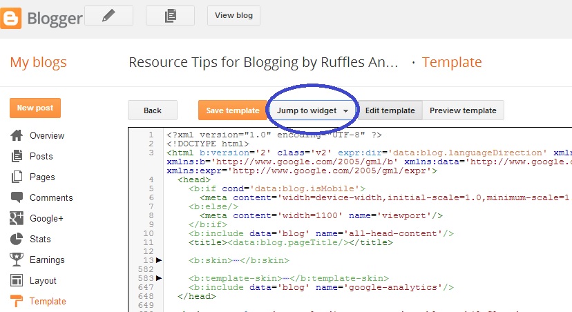 Mommy Blogging In The Rain: How To Have A Blogger Image Widget Open in ...