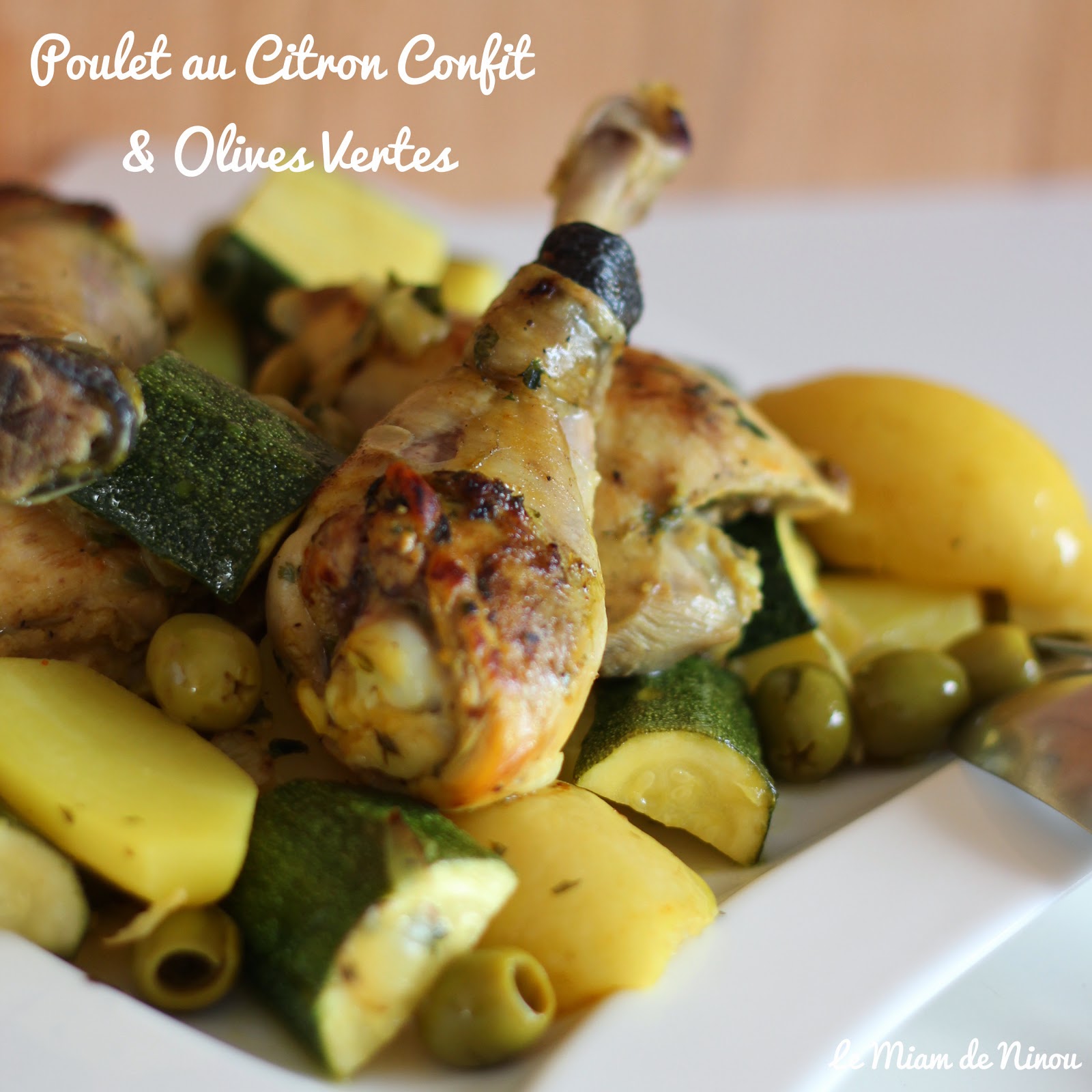 Poulet Au Citron Confit And Olives Vertes