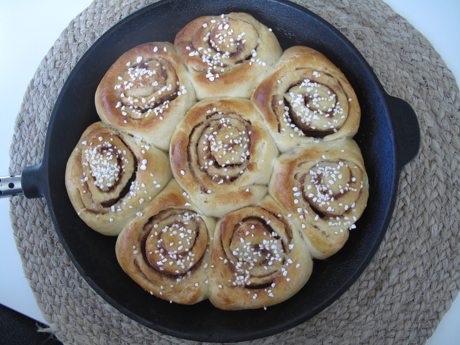 Bullkrans i stekpanna