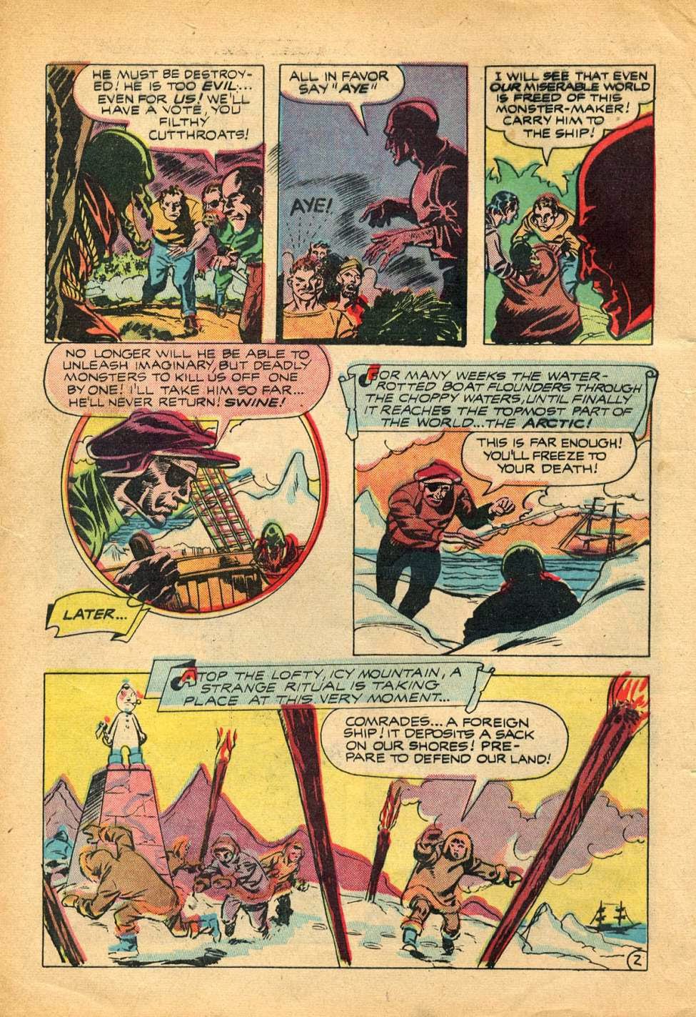 Ominous Octopus Omnibus: "Snowman" - TALLY-HO COMICS - Frank Frazetta