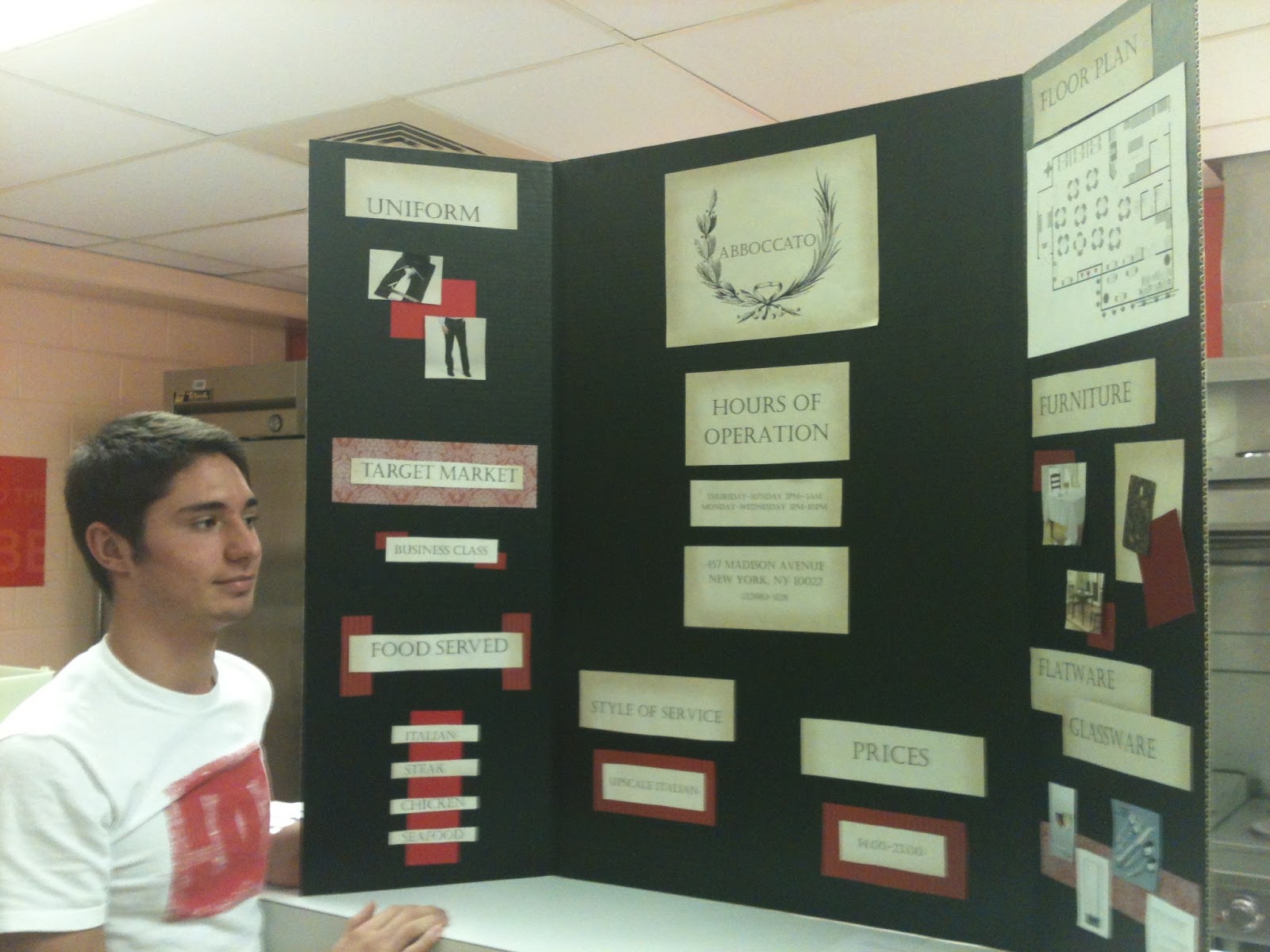 Apex High School Culinary Arts: Honors Restaurant Design Project