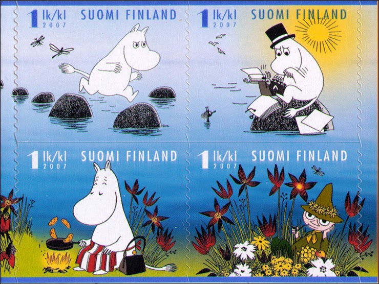 Thematic Stamp Collecting: 핀란드 무민 우표 (Finland Moomin Stamp)