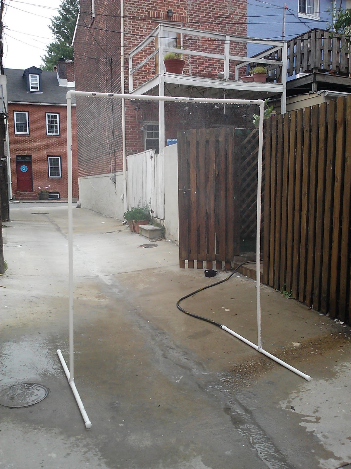 Upcycle Us: PVC pipes used for water play!