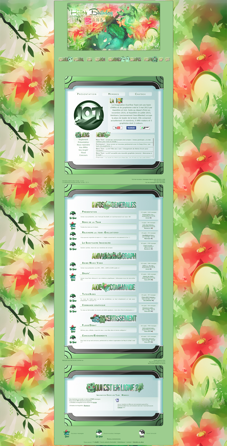 Liste des thèmes Forum de la IOT