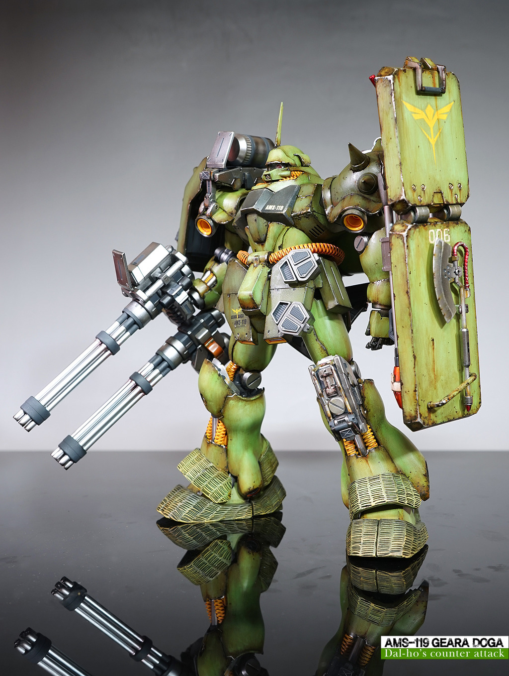GUNDAM GUY: MG 1/100 AMS-119 Geara Doga - Customized Build