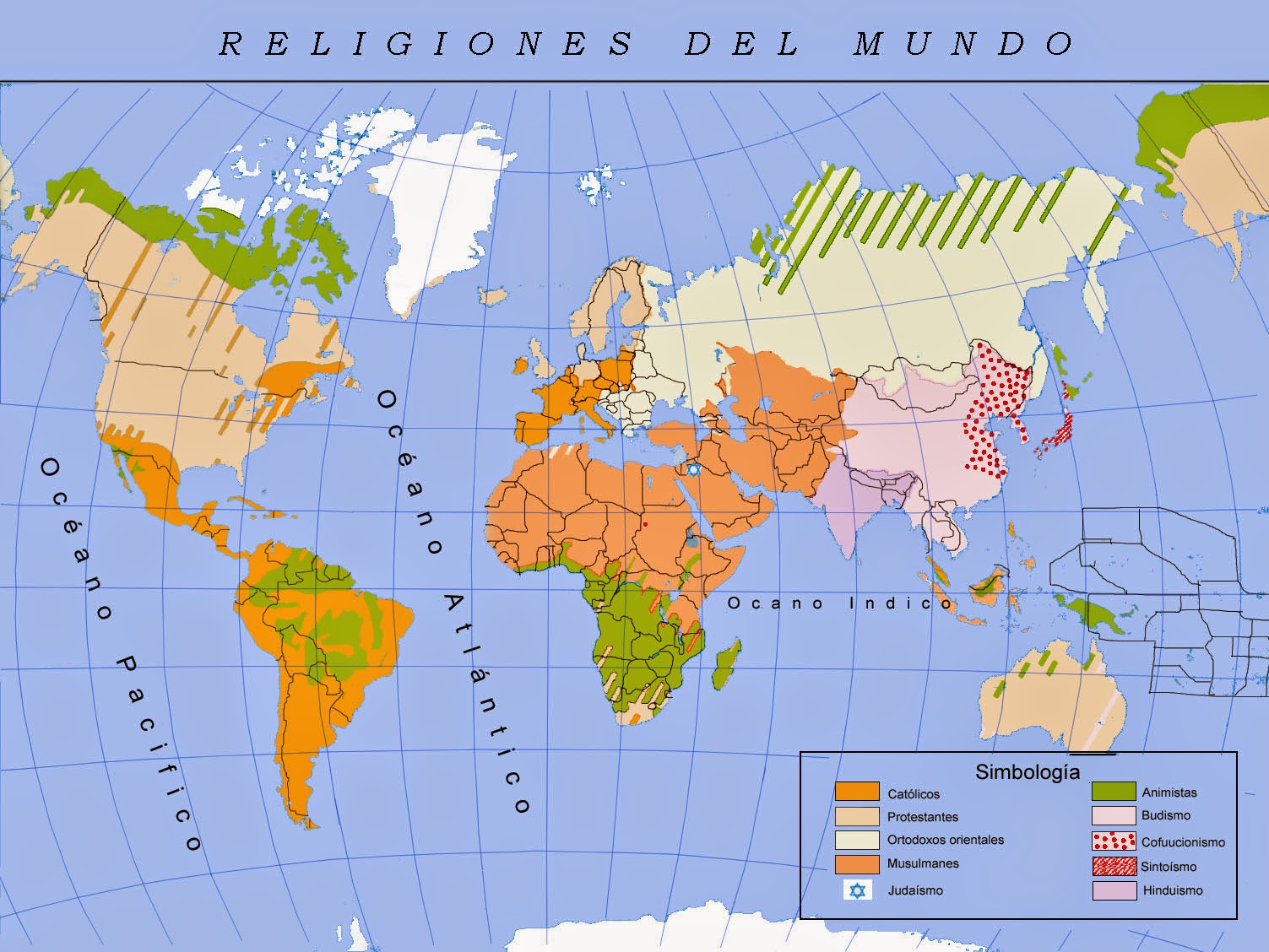 CUADERNO DE GEOGRAFIA CANARIA: Geografía de las religiones ...