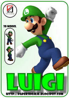 Yet Another Luigi Papercraft | Papercraft Paradise | PaperCrafts ...