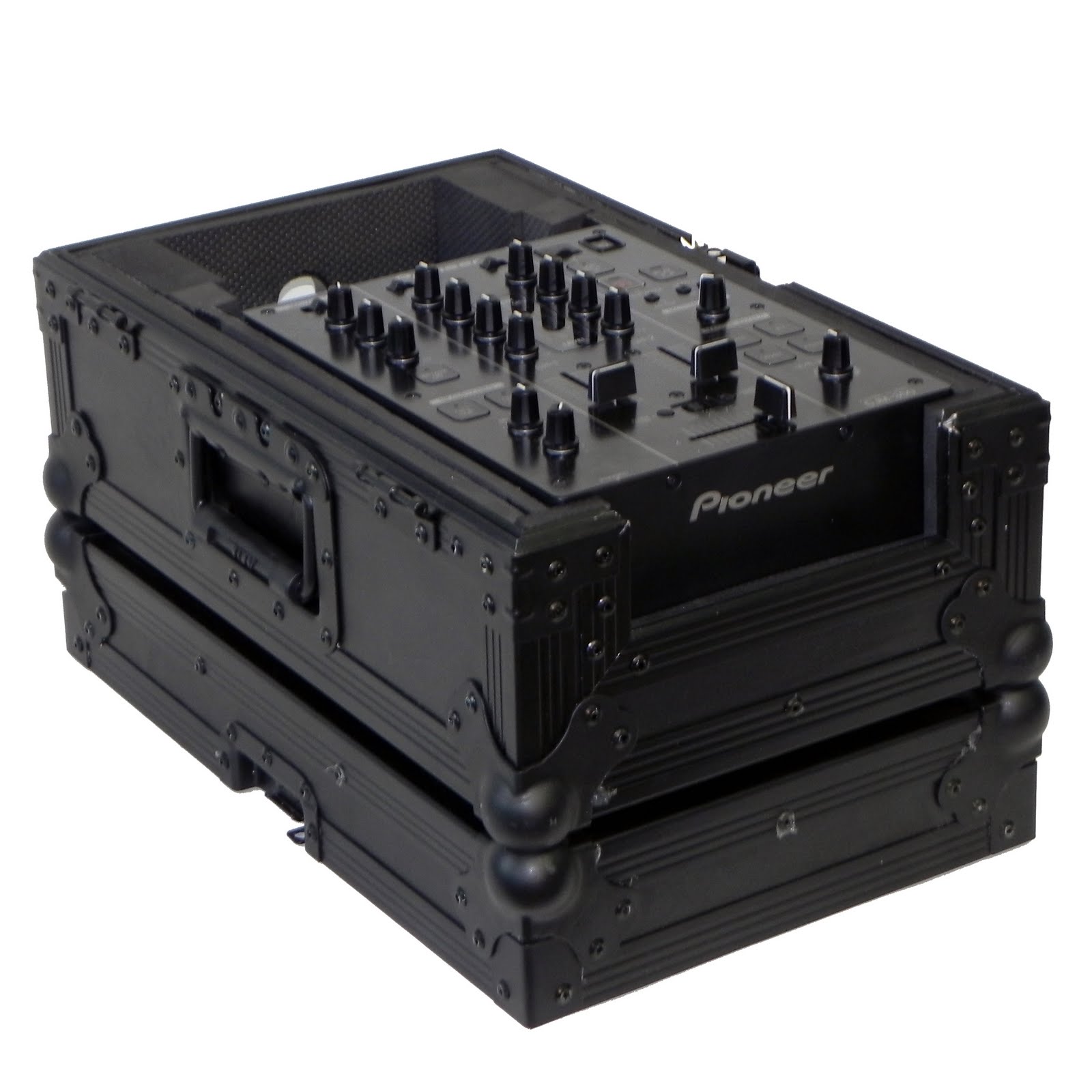 Pro X Cases: T-M10BL 10" SINGLE MIXER FLIGHT CASE BLACK ON BLACK PRO X ...