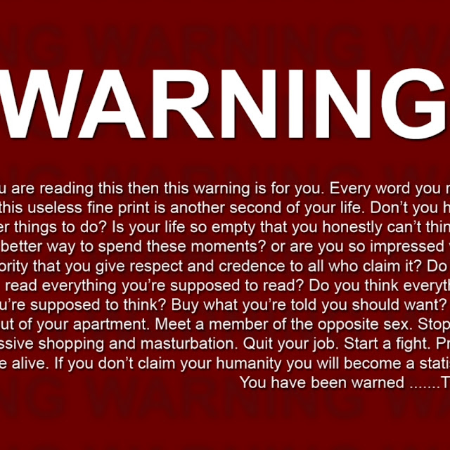 Funny Outrageous Pictures & Videos: Warning : Bad Fine Print