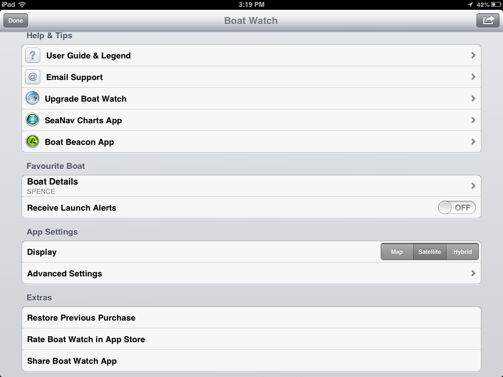 i-Marine Apps: Boat Watch