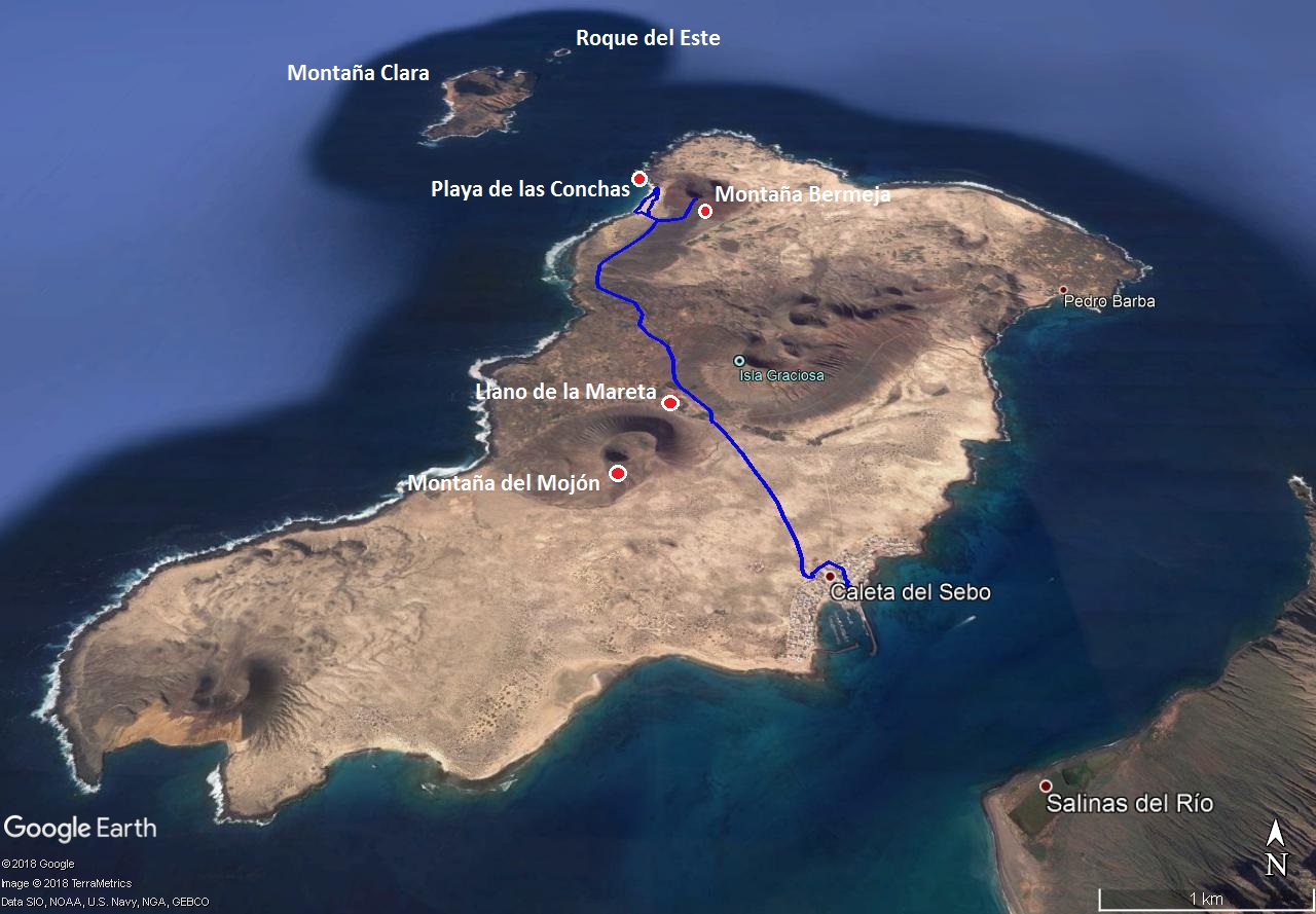 FRANCISCO FARIÑA II: CALETA DEL SEBO - PLAYA DE LAS CONCHAS (La Graciosa)