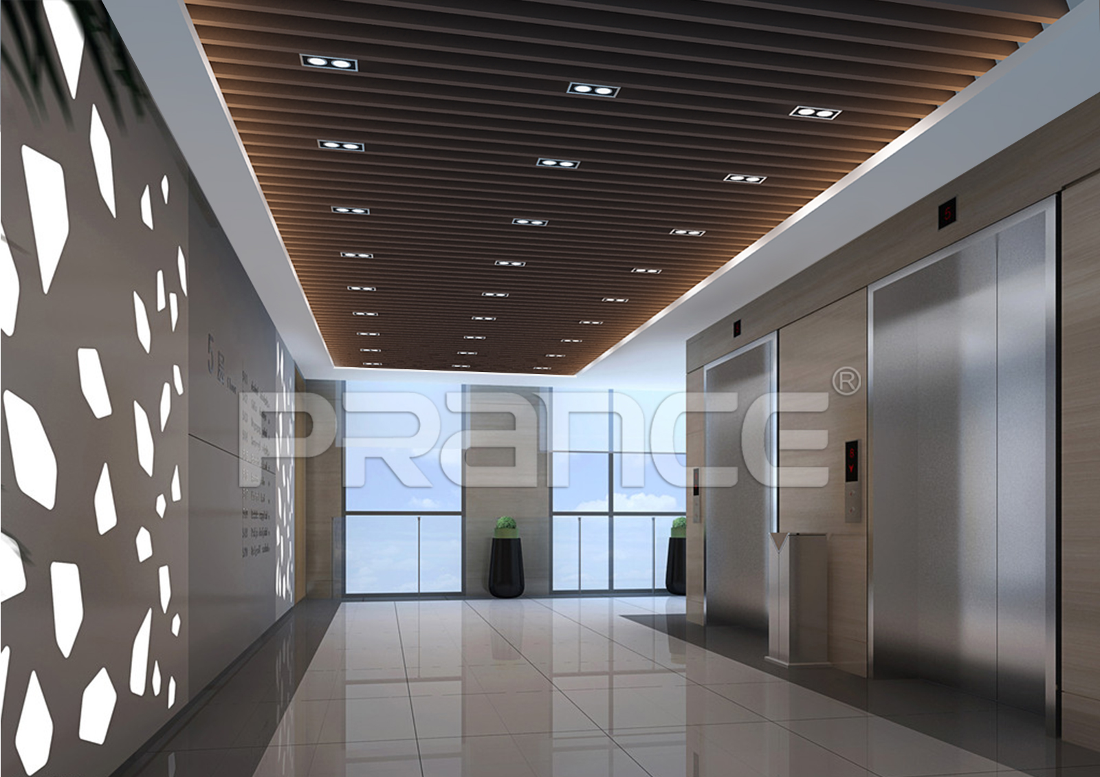News: Corridor ceiling design,ceiling material,gypsum board