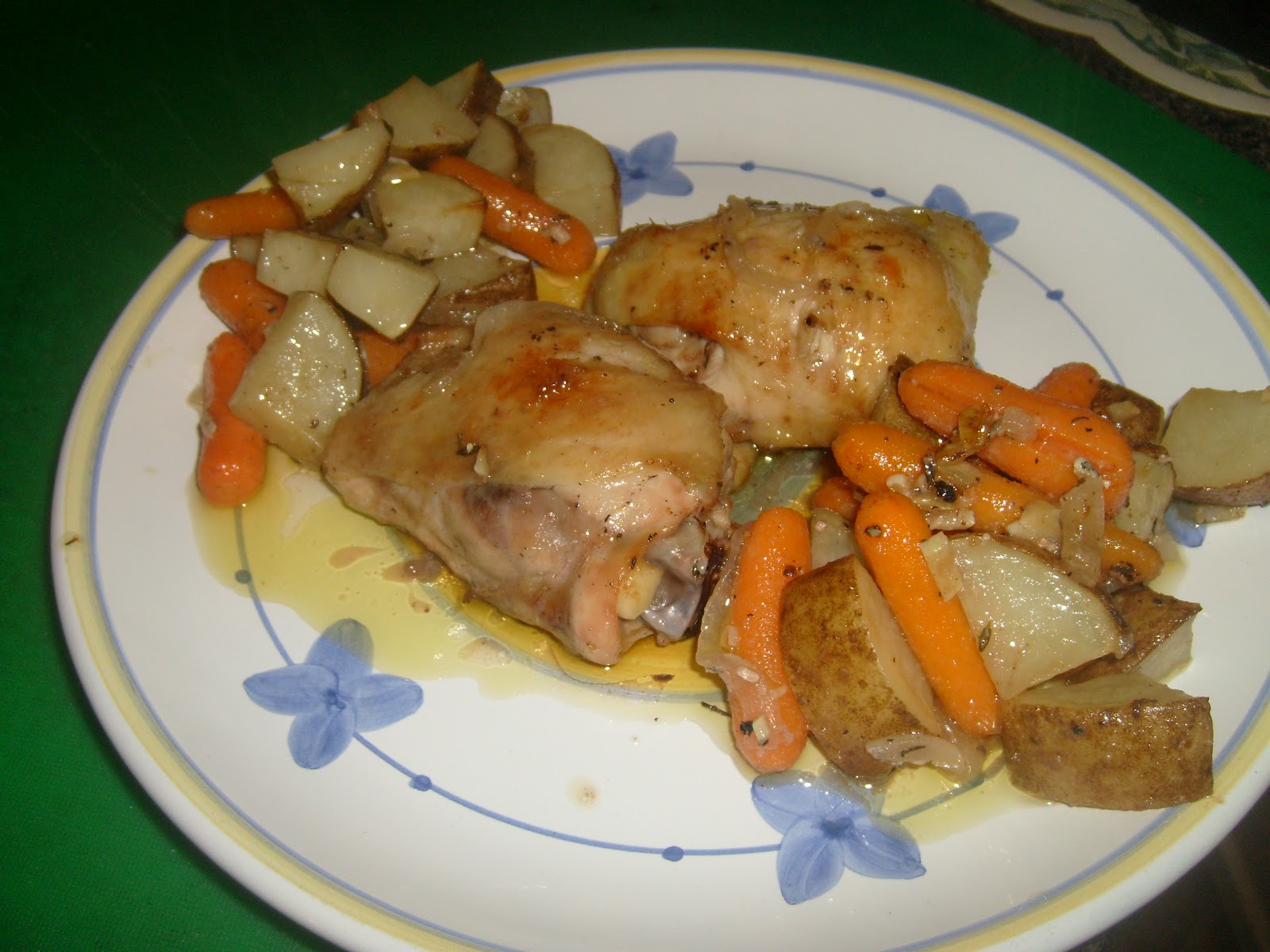 Your Italian Grandma: Back to the Basics/ Baked Chicken and Potatoes