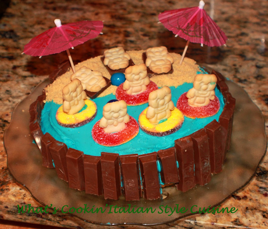 Tropical Beach Spa Cake | What's Cookin' Italian Style Cuisine
