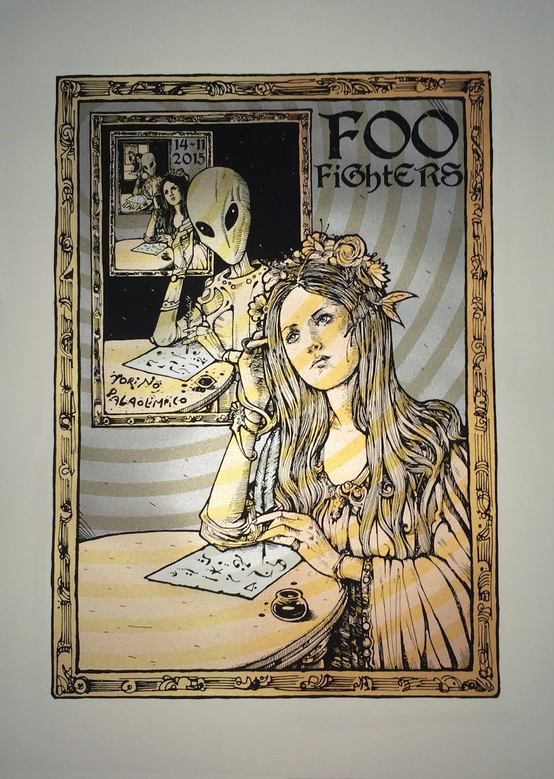 INSIDE THE ROCK POSTER FRAME BLOG: Malleus Foo Fighters Posters ...