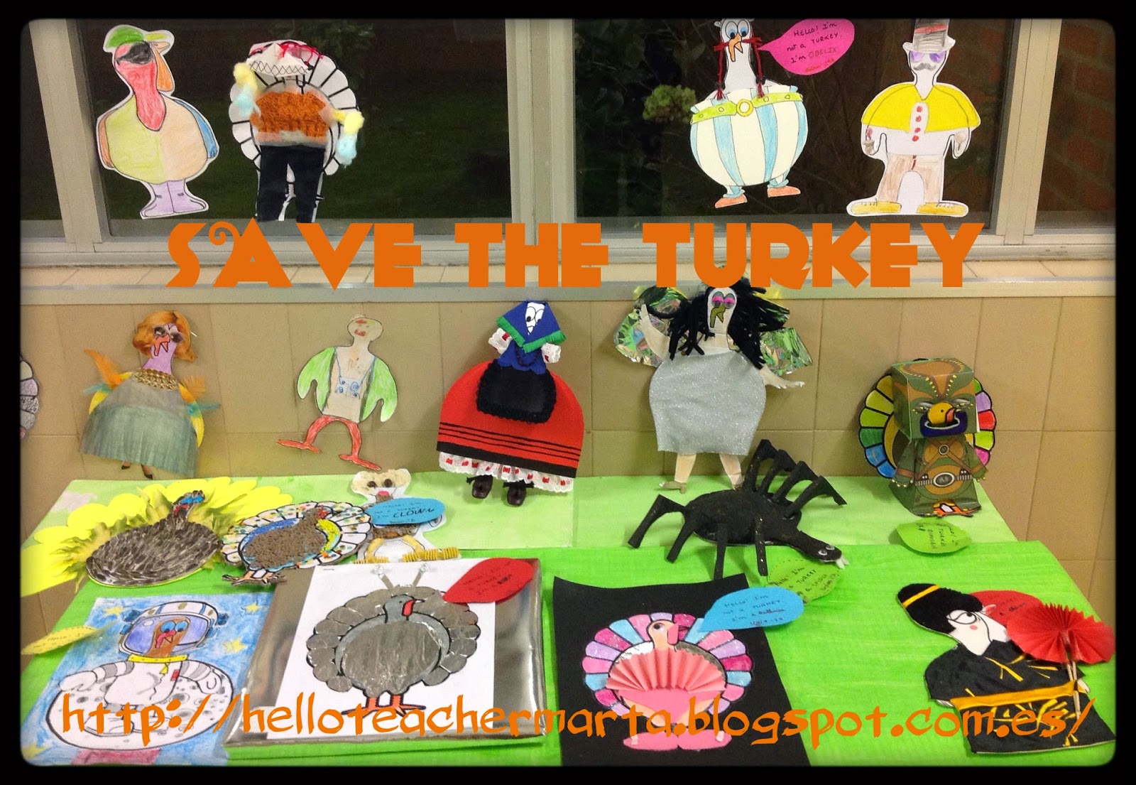HELLO TEACHER!: SAVE THE TURKEY-A THANKSGIVING-RELATED ACTIVITY (PART II)